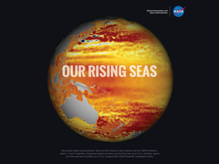 27-year Sea Level Rise - TOPEX/JASON | Ocean Surface Topography from Space